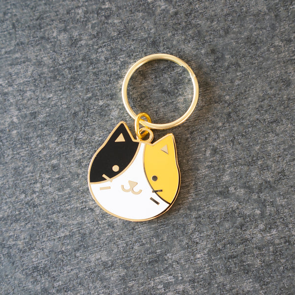 Cat face keychain | Kitties & Cream