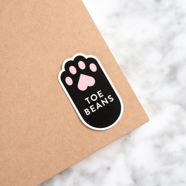 Toe Beans sticker | Kitties & Cream